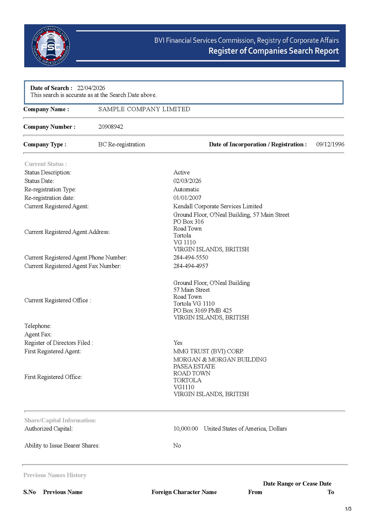 BVI Company search
